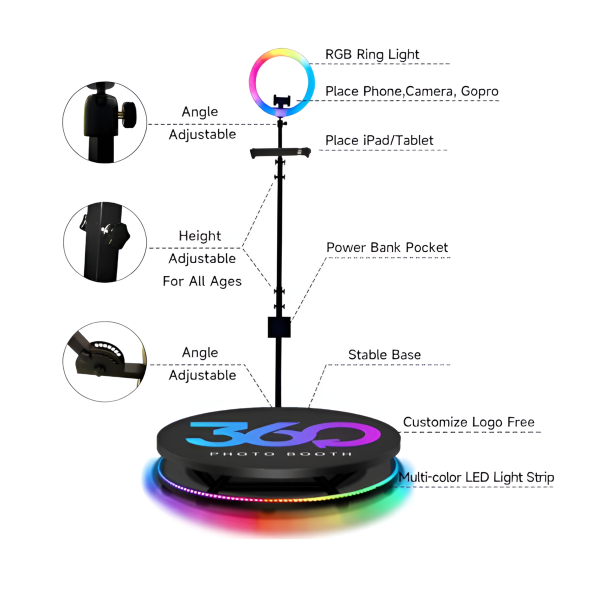 360 Photo Booth – Happy Hire